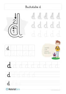 Buchstabe D - MaterialGuru