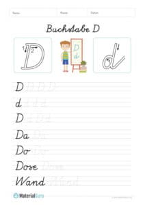 Buchstabe D - MaterialGuru