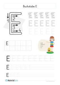 Buchstabe E - MaterialGuru