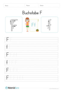 Buchstabe F - MaterialGuru