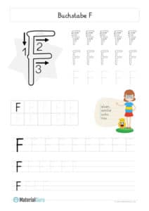 Buchstabe F - MaterialGuru