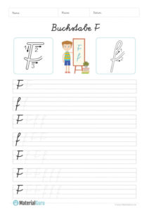 Buchstabe F - MaterialGuru