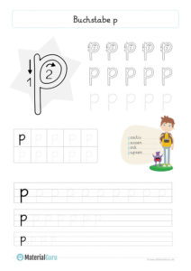 Buchstabe P - MaterialGuru