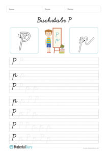 Buchstabe P - MaterialGuru