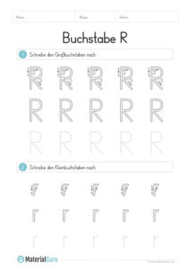 Buchstabe R - MaterialGuru
