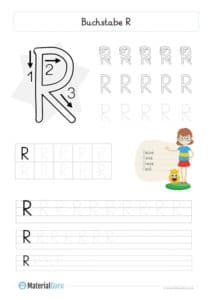 Buchstabe R - MaterialGuru