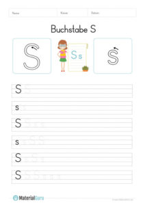 Buchstabe S - MaterialGuru