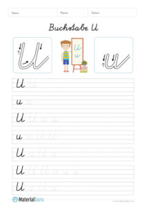 Buchstabe U - MaterialGuru
