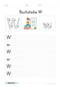 Buchstabe W - MaterialGuru