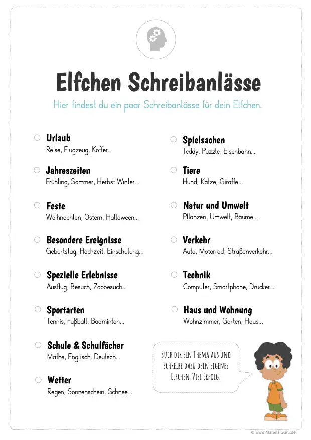 Elfchen - MaterialGuru