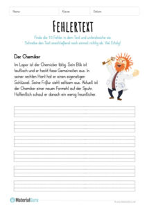 Fehlertexte - MaterialGuru