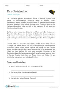 Christentum - MaterialGuru